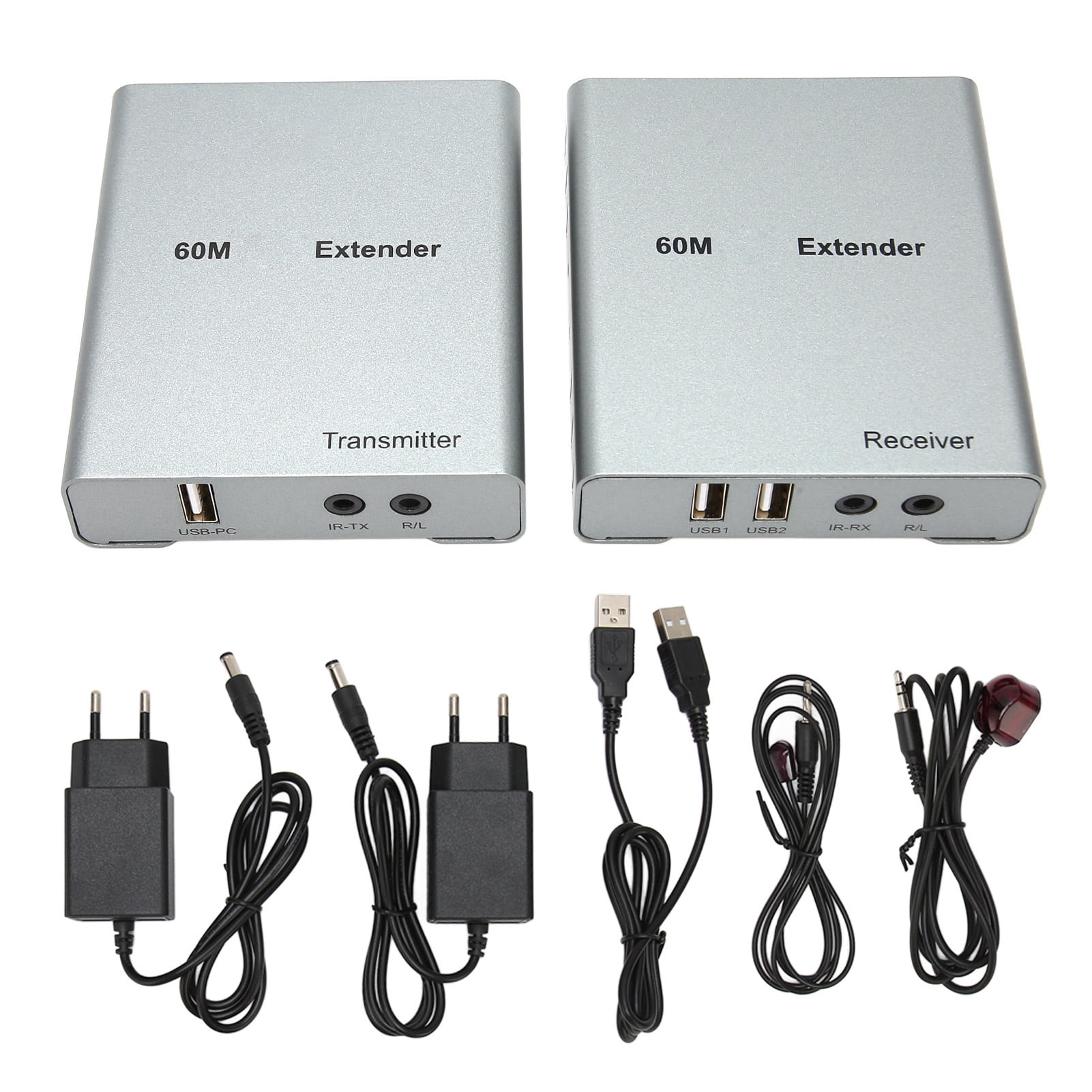 Extensor USB de interfaz multimedia HD KVM a través de Cat5e/6 Extensor ...