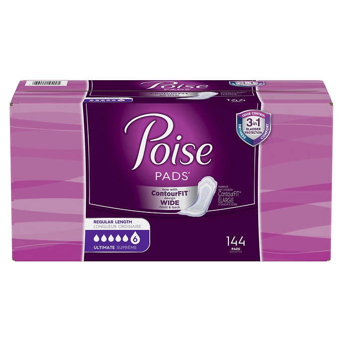 Poise Pads Ultimate Absorbency, Regular Length 2-pack | Walmart Canada