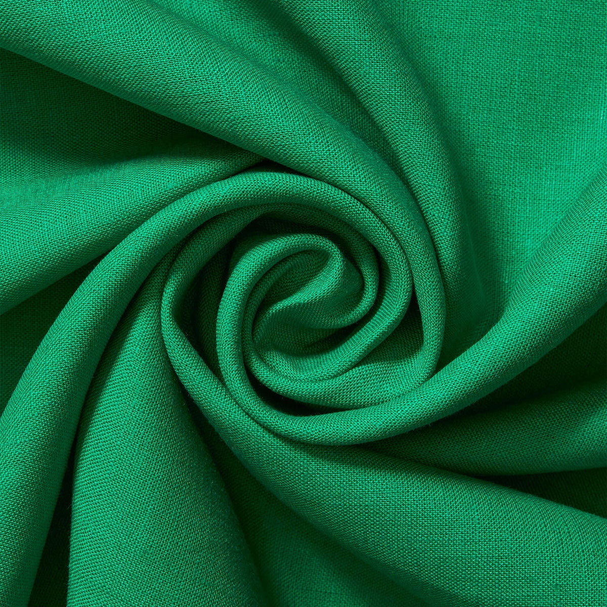 Linen Fabric 60" Wide Natural 100% Linen By The Yard (Kelly Green ...