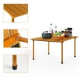 Foldable Indoor Outdoor All-Purpose Portable Wooden Table for Picnics ...
