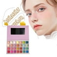 28 Colors Glittery Shimmery Eyeshadow Makeup Pallet Colors Blue Green