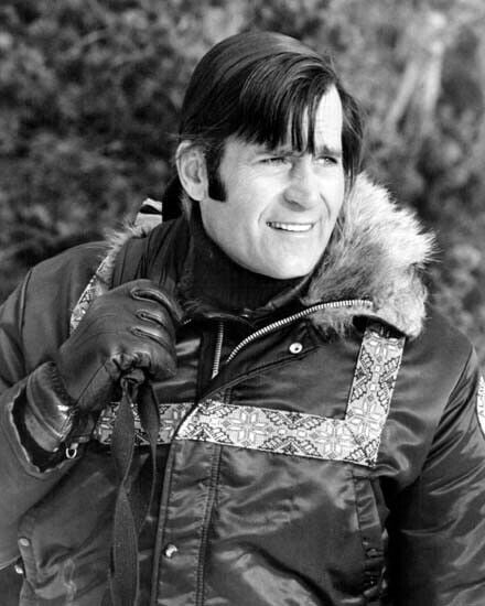 Clint Walker wears fur trimmed jacket 8x10 photo Kodiak 1974 TV series ...