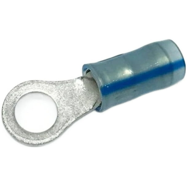 Pack of 10 M7928/1-41 PIDG Ring Tongue Terminal 16AWG Copper Blue 23 ...