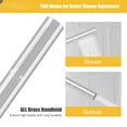 Polished Chrome Handheld Shower 2-in-1 Function Shower Head Set ...