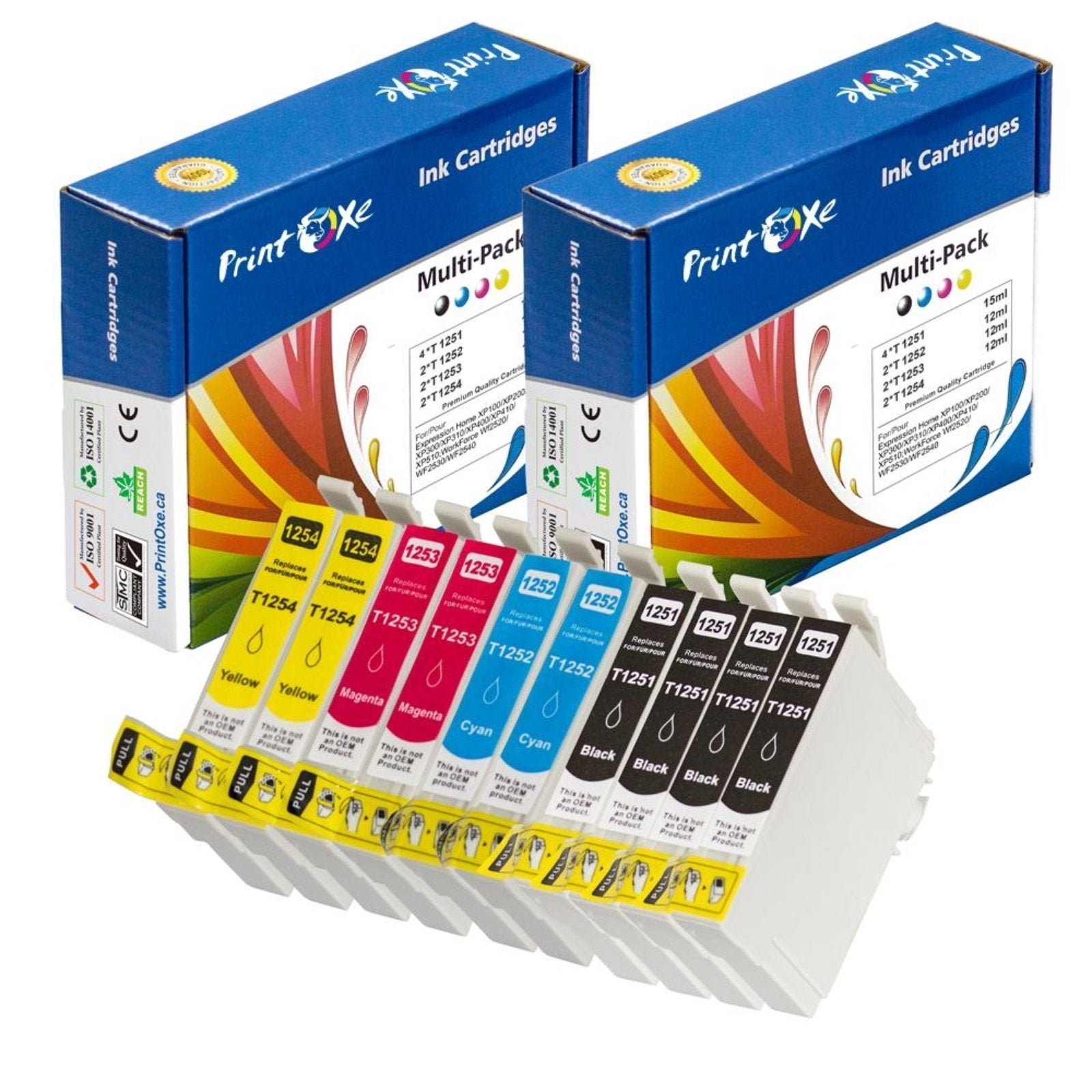 Click here for Printoxe T125 Remanufactured 10 Ink Cartridges For... prices