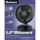 Holmes Lil Blizzard Oscillating Table Fan (HAOF87) - Walmart.com