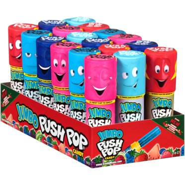 Push Pop Candy, Assorted Flavors, 24 Ct - Walmart.com