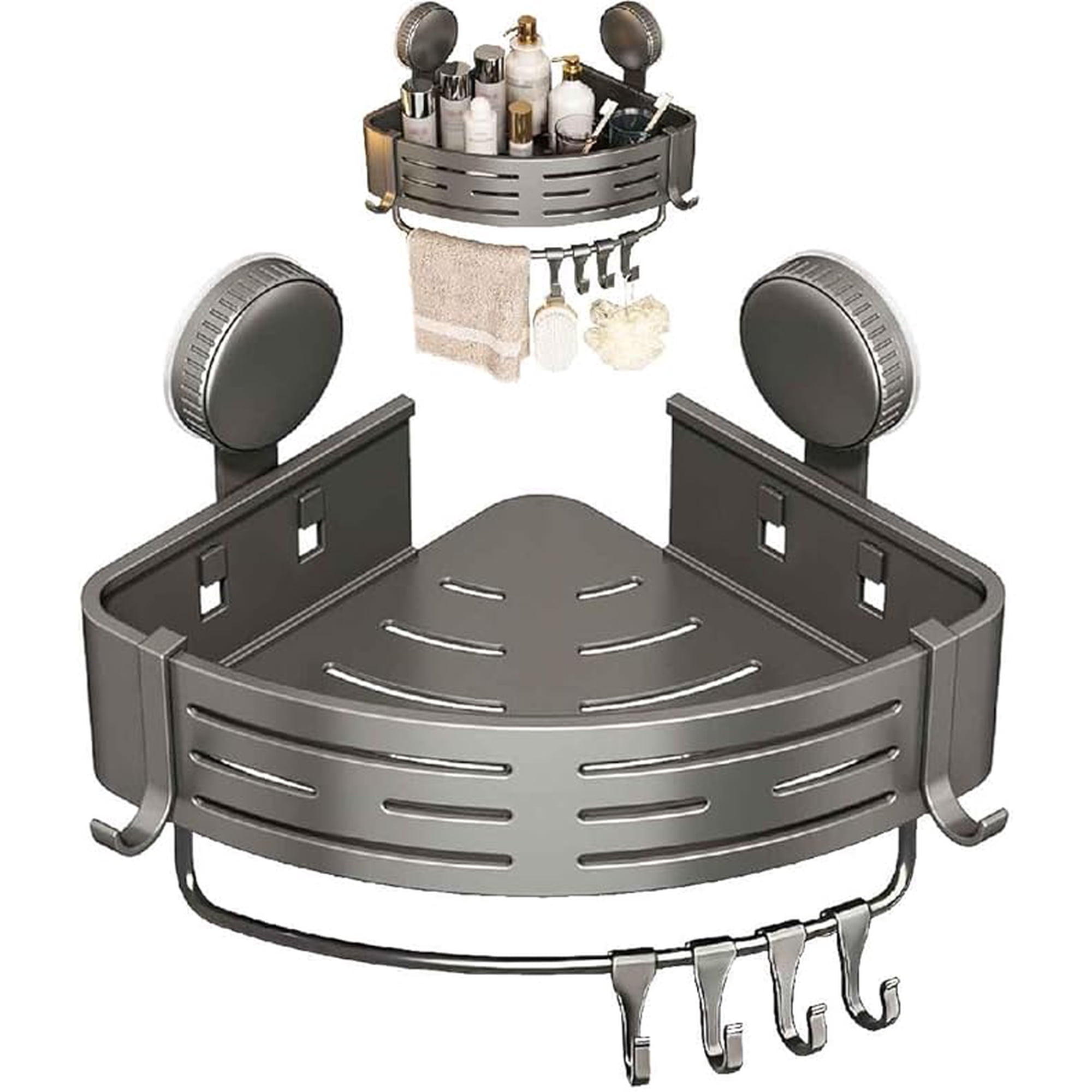 Click here for Ershilou Triangle Suction Cup Corner Shelves corne... prices