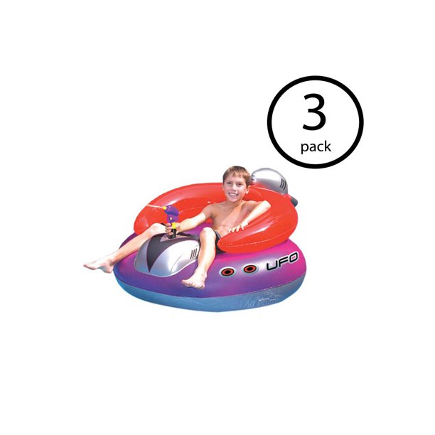 Swimline Swimming Pool UFO Squirter Toy Inflatable Lounge Chair Float ...