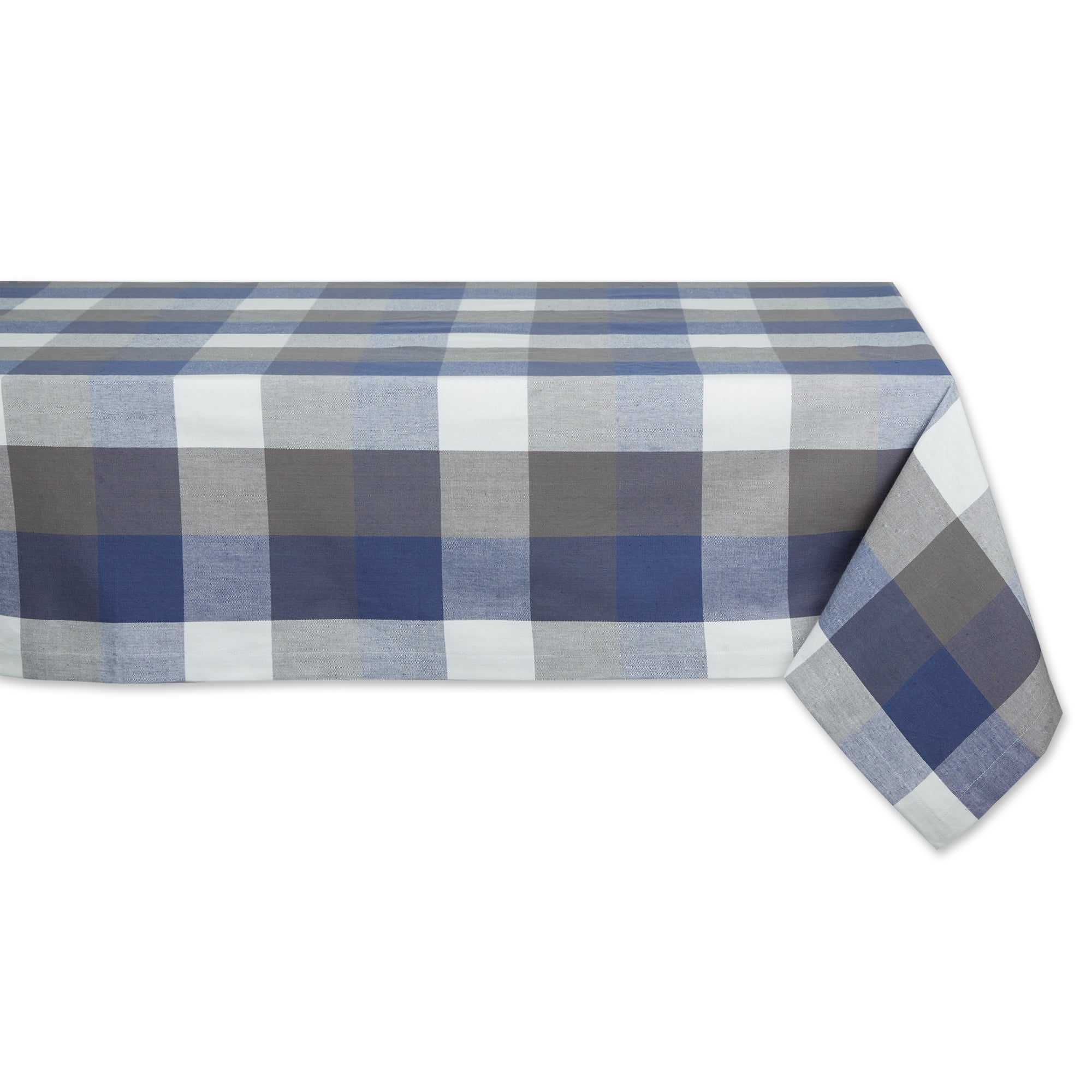 French Blue Tri Color Check Tablecloth 60x84" - Walmart.com