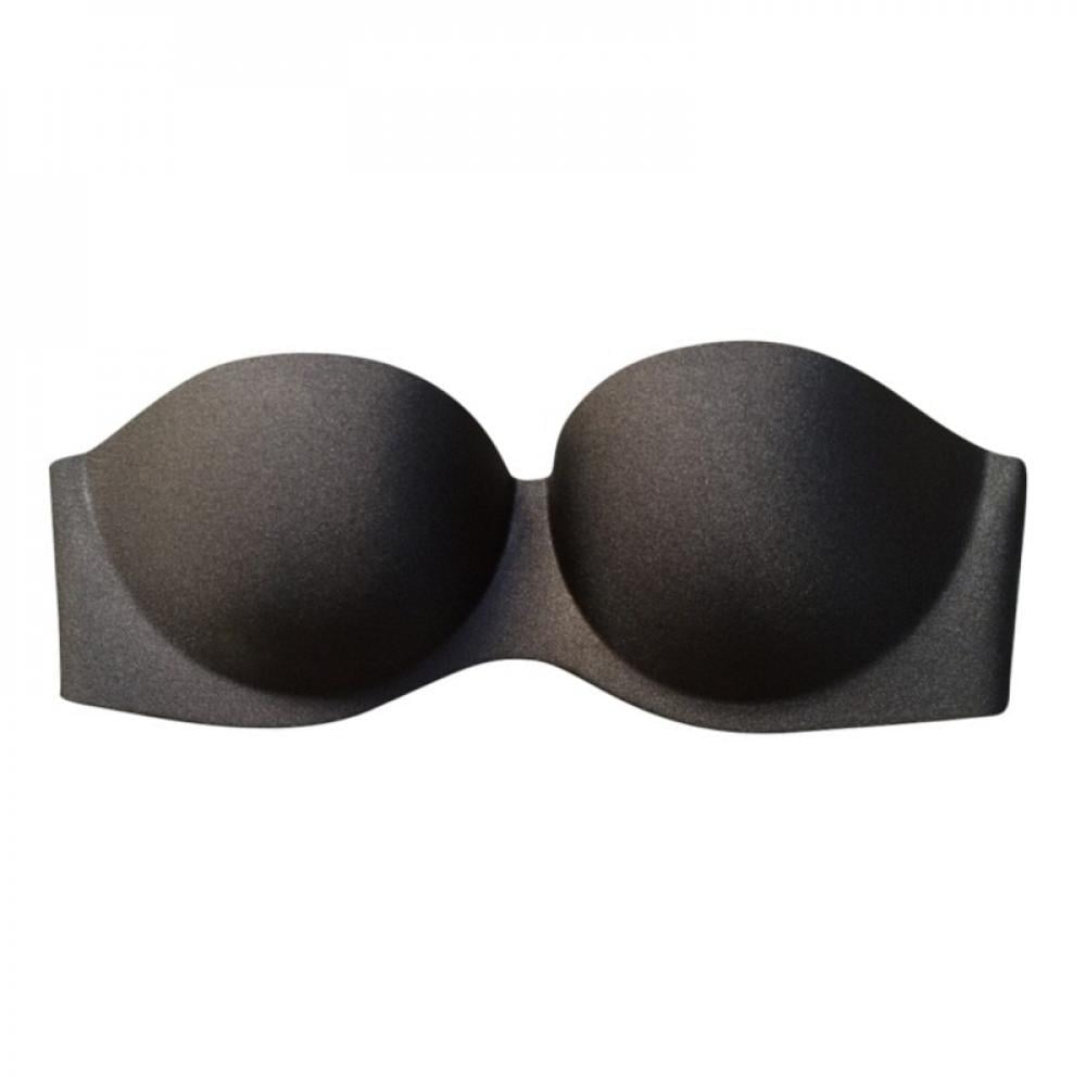 Cocloth One Piece Strapless Push Up Bras For Women Sexy Solid Lift Half