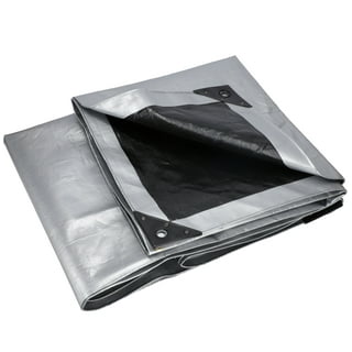 Xpose Safety Canvas Tarp - Tan 10' x 12' Duck Canvas Heavy Duty 12 oz ...