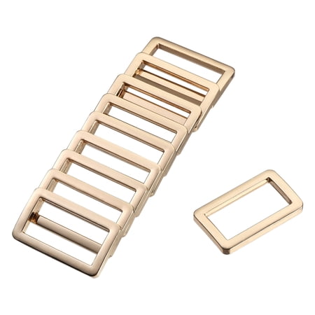 25.7x12.5mm Rectangle Buckles Electroplated Gold Tone 20 Pack | Walmart ...