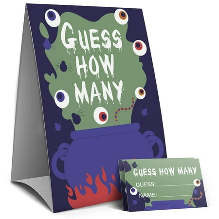 Guess How Many Halloween Party Game, Halloween Party Favors Supplies ...