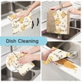 Duck Musical Instrument Kitchen Cloth Dish Towels for Drying Washing ...