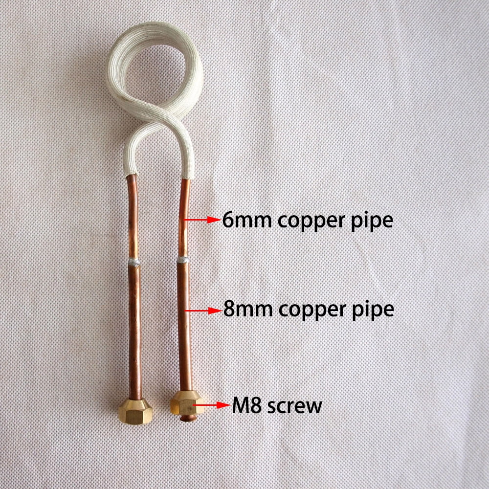 U.S. Solid 6mm Copper Pipe Of 15kW 30-80KHz High Frequency Induction ...