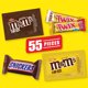 M&M's, Snickers & Twix Variety Pack Chocolate Candy Bars - 55 Pieces ...