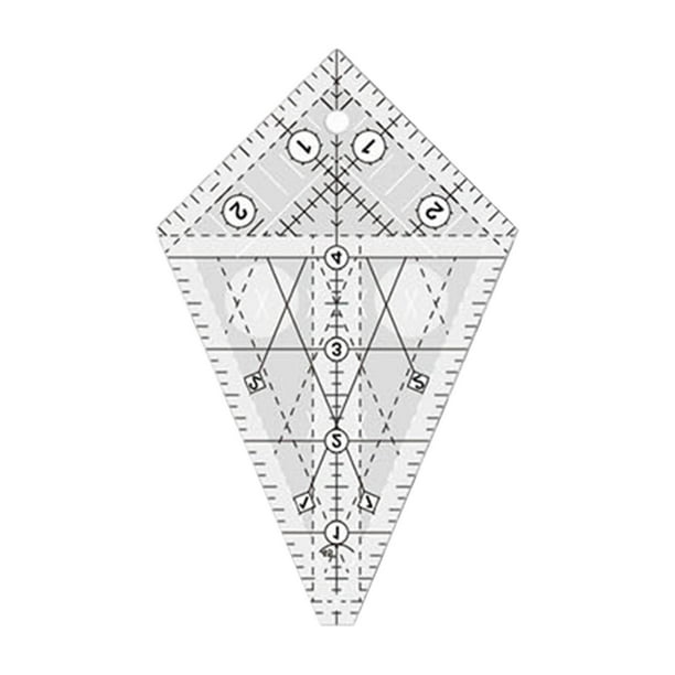 Acrylic Quilting Template Ruler Patchwork Measuring Periwinkle for ...