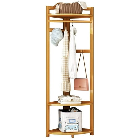 Hallway/Entryway Hat Hanger with 3 Tier Storage Shelves, Upgrade Hall ...