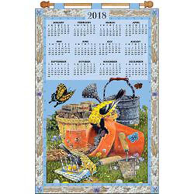 Design Works 2018 Calendar Felt Applique Kit-Gardening - Walmart.com