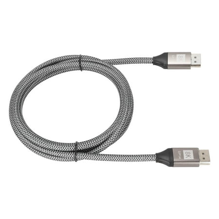 Display Port Cable, 2meter/6.6ft DisplayPort Cable 1.4 For Gaming ...