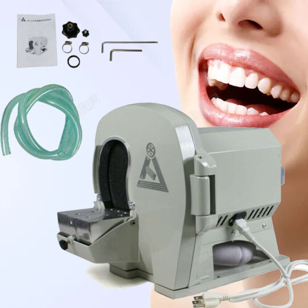 JT19 Wet Model Dental Trimmer Abrasive Gypsum Arch Disc Wheel Machine ...