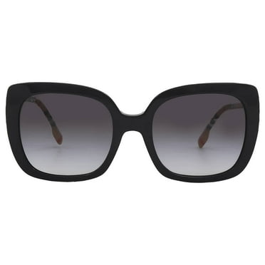 Burberry Women's Cat-Eye Sunglasses, BE4393 405413, Check Brown/Bordeaux, 54-17-140mm - Walmart.com