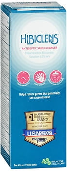 Hibiclens Antiseptic Skin Cleanser, 4 Fl. Oz. - Walmart.com - Walmart.com