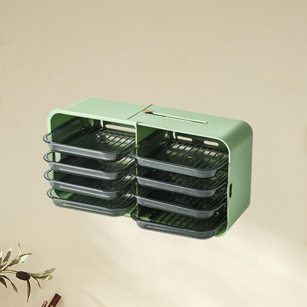 4-Tiers Side Dishes rack Mounted Tray Rack for Green - Walmart.com