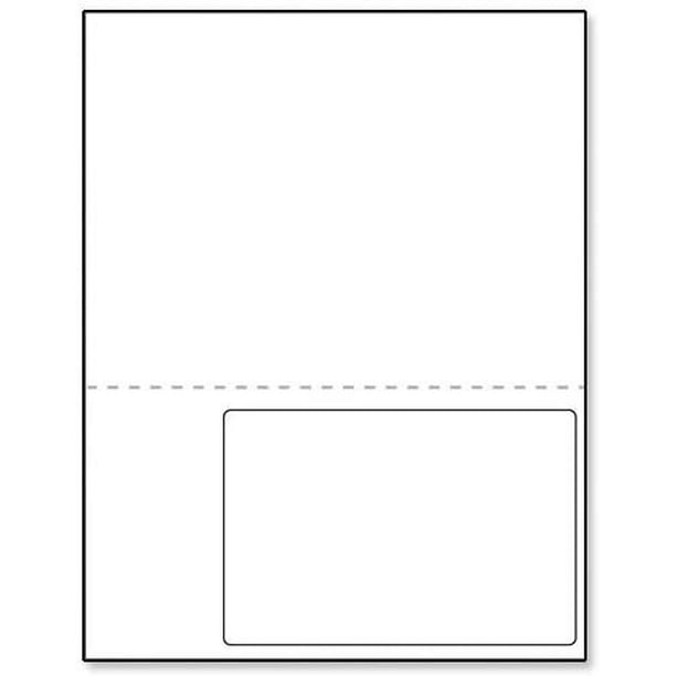 Integrated Laser Form with Label Combination 6x4" 1 Label on Right 500 ...