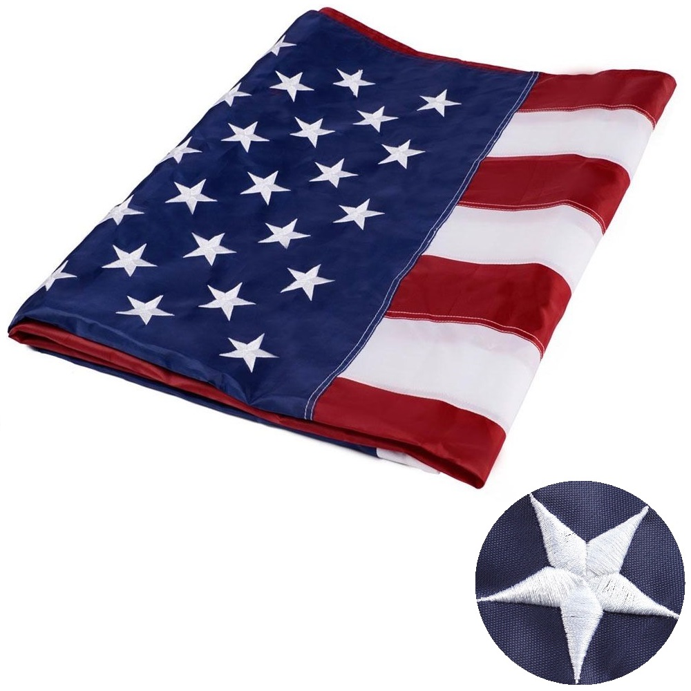 American Flag 3x5 Using Tough Long Lasting Nylon Built For Outdoor Use