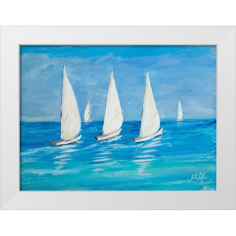 DeRice, Julie 32x25 White Modern Wood Framed Museum Art Print Titled ...