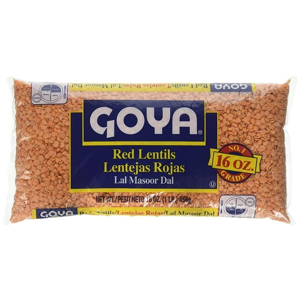 Goya Red Lentils Lentejas Rojas 16 Oz. Pack Of 3. - Walmart.com