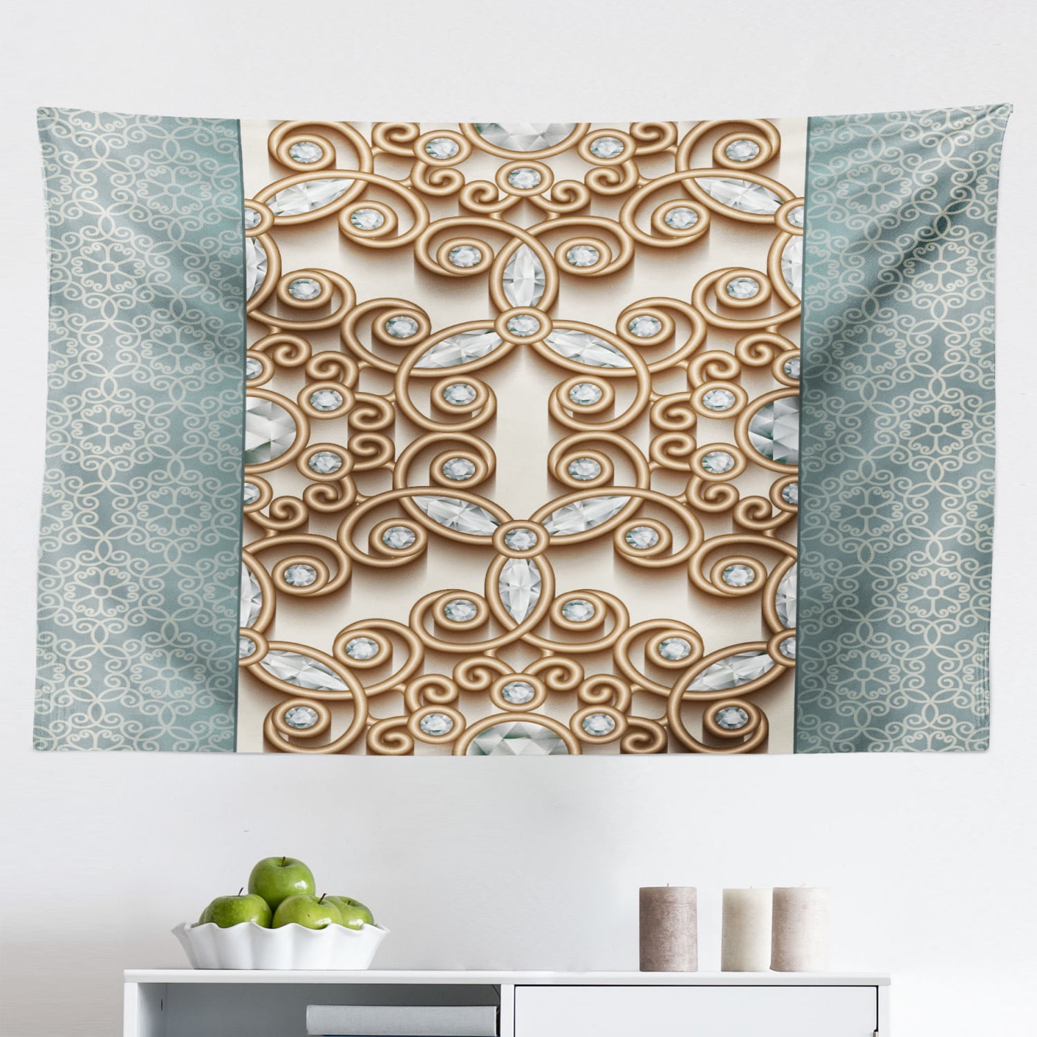 Diamond Pattern Wall Technique