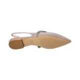 Stuart Weitzman Crystalline Mesh Slingback Flat, 6.5, Gold - Walmart.com