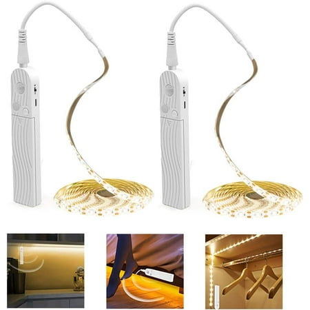 HUSERYT Motion Sensor LED Strip Light,BR-Life Waterproof Cabinet Light ...