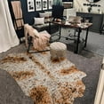 Lochas Faux Cowhide Rug Cow Print Area Rug for Bedroom Living Room Home ...