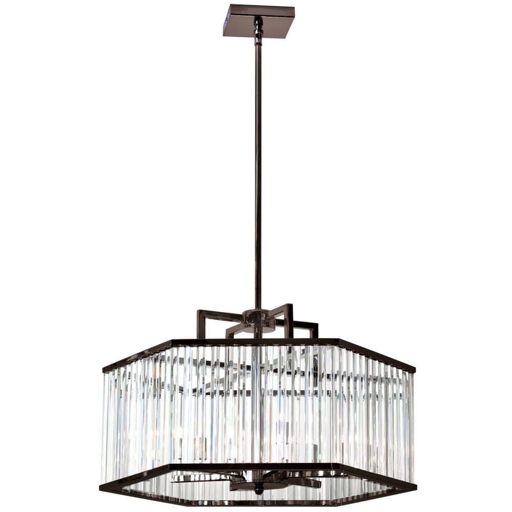 Dainolite 6 Light Crystal Chandelier - Vintage Oiled Bronze - Walmart.com