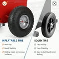 600 LB Capacity Panel Dolly - Adjustable Drywall & Plywood Mover with ...