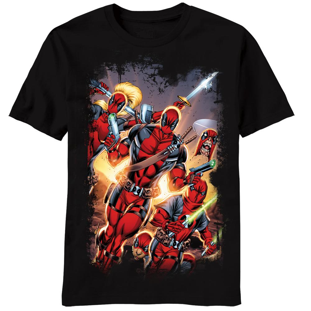 Deadpool - Red Masked T-Shirt - Walmart.com