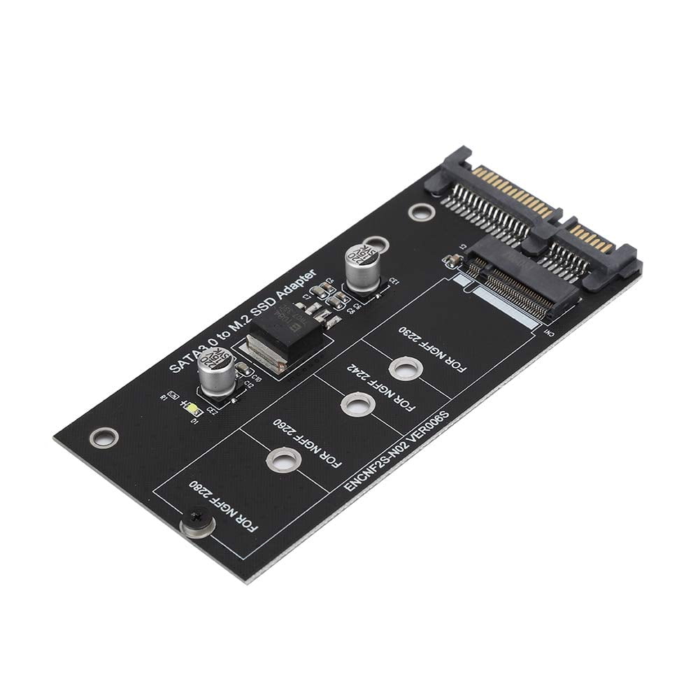 Adaptador de tarjeta FOSA vertical M.2 NGFF a SATA para SSD HDD ENCNF2S ...