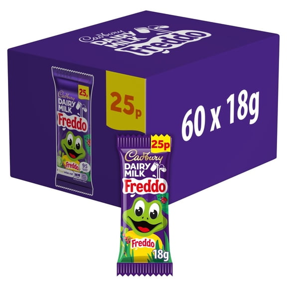 Cadbury Dairy Milk Freddo Chocolate Bar 18g (pack of 60) - Walmart.com