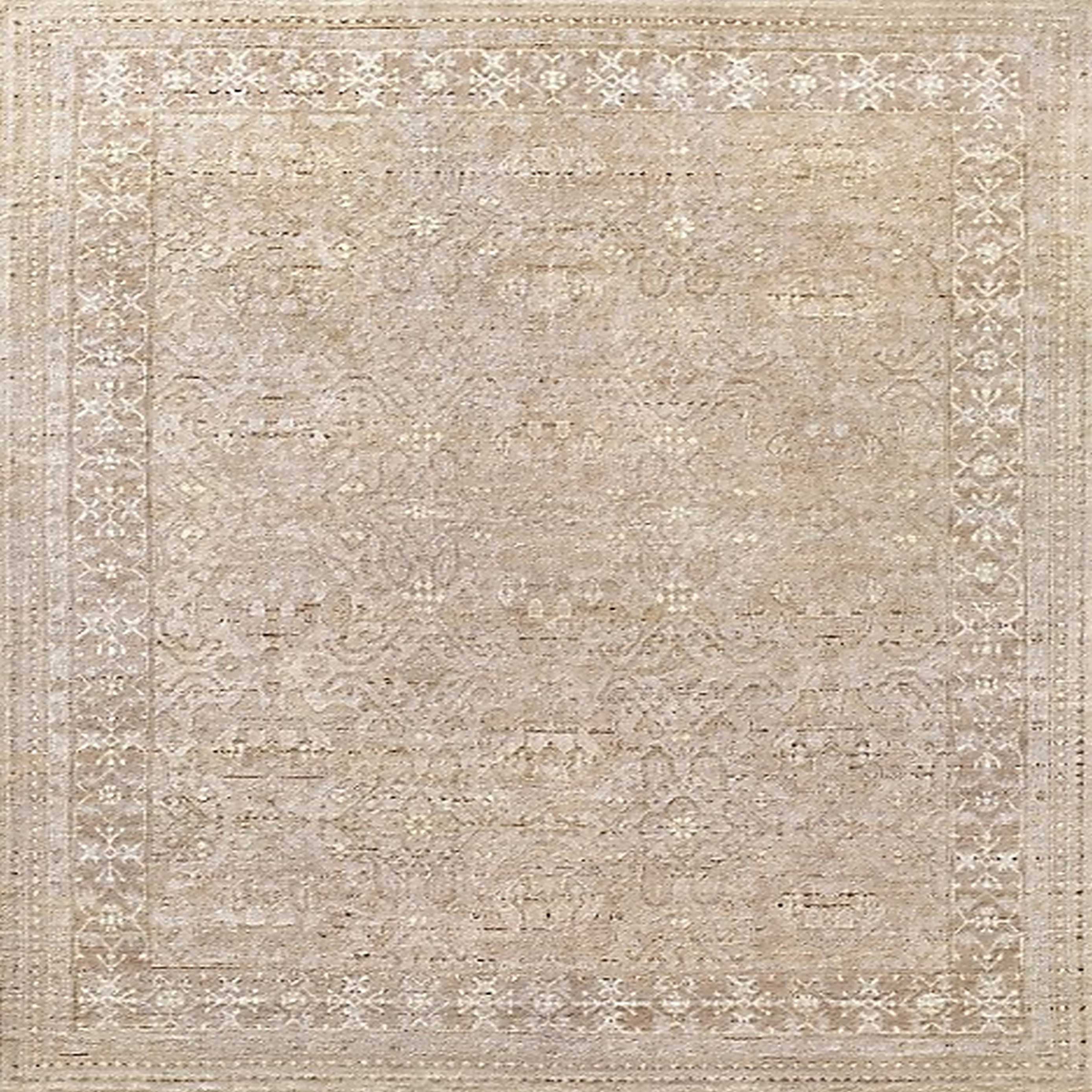 Ahgly Company Indoor Square Mid-Century Modern Desert Sand Beige ...