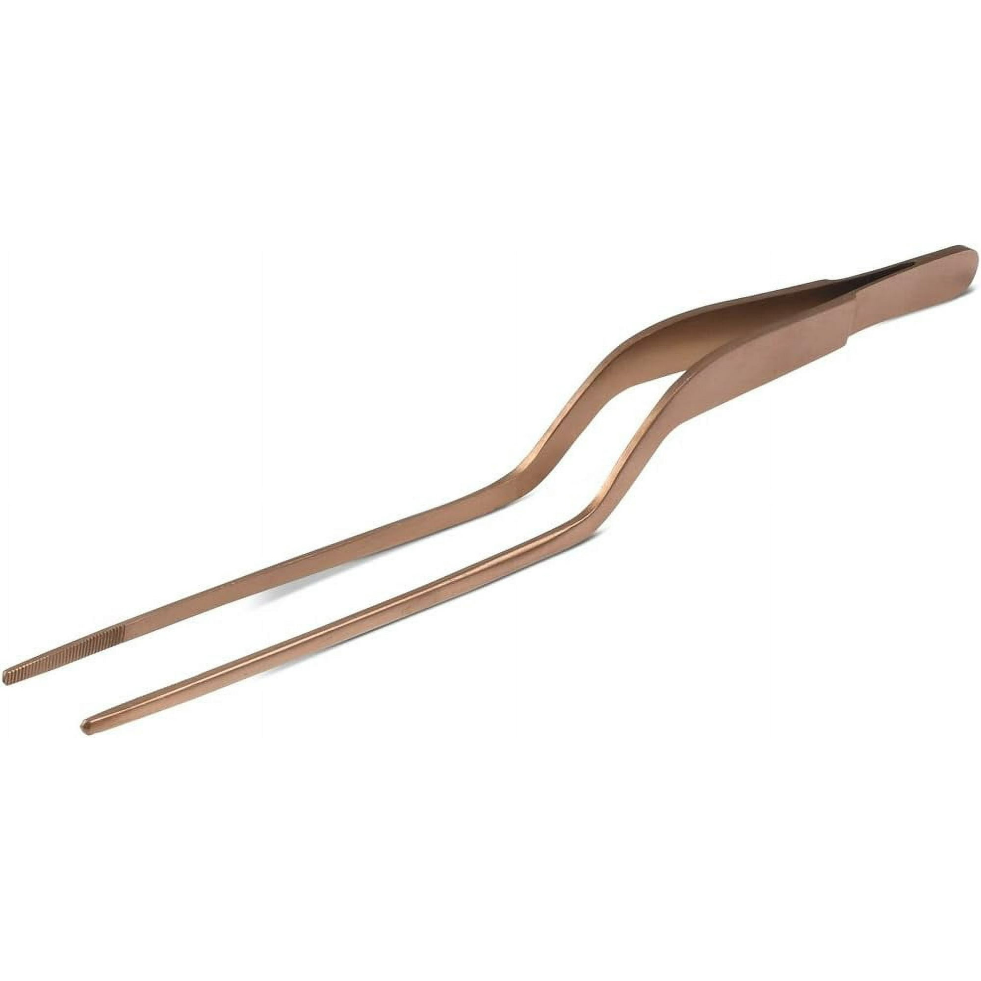 Click here for Ersilou Rose Gold Colored Offset Fine Tip Tweezer... prices
