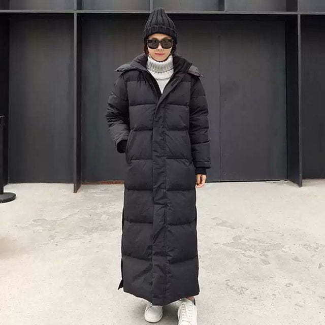Click here for Maiding Down Parka Super Long Jacket Female Knee W... prices