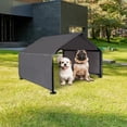 Thanaddo Portable Dog Shade Shelter, Water Resistant UV Protection ...