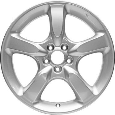 17 X 7 Reconditioned OEM Aluminum Alloy Wheel, Machined and Sparkle ...