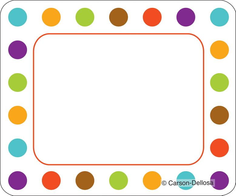 CALYPSO NAME TAGS BOLD POLKA DOTS - Walmart.com