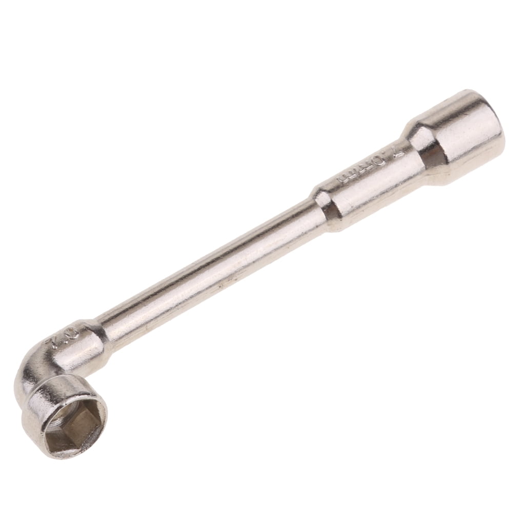 Angled Socket Wrench / Spanner with Thru Hole Metric 7mm - Walmart.com