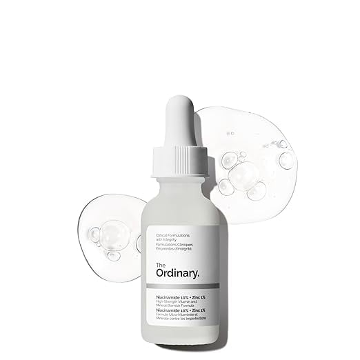 The Ordinary Niacinamide 10% + Zinc 1%, Smoothing Serum for Blemish ...